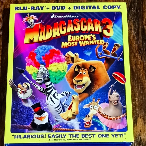 Dreamworks | Media | Dreamworks Madagascar 3 On Bluray Dvd Digital Copy ...